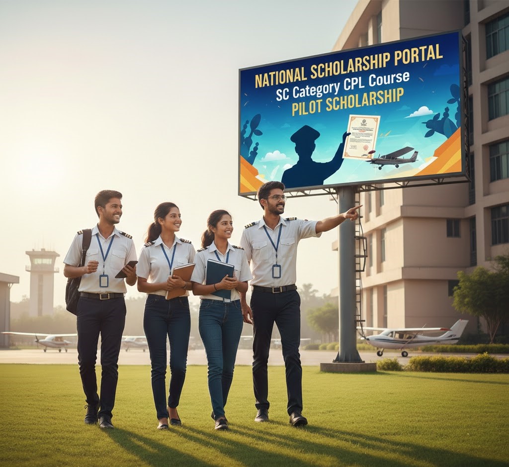 Pilot training Scholarship in India-Digifalcon.in